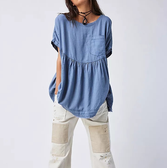 Free People | Tops | Free People Moon City Top Nwt | Poshmark